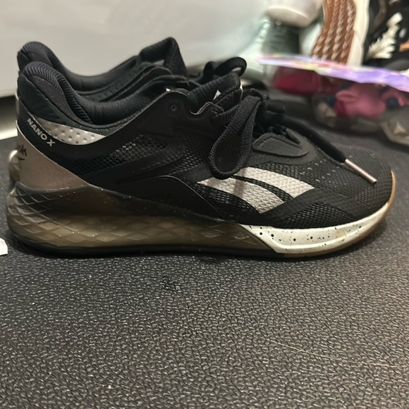 Reebok | Shoes | Reebox Nano X Workout Shoes Black Gray Womens Size 8 ...
